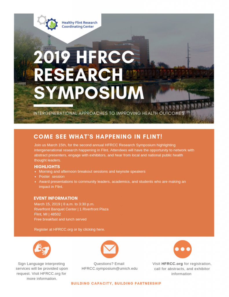 2nd Annual HFRCC Research Symposium | Flint Neighborhoods United